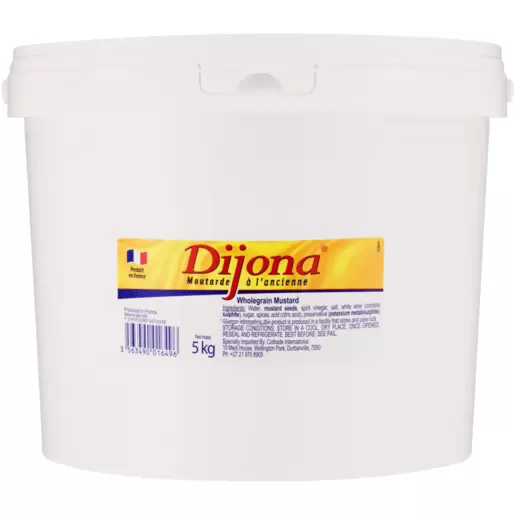 Dijona Wholegrain Mustard 5kg – Moer & Meng
