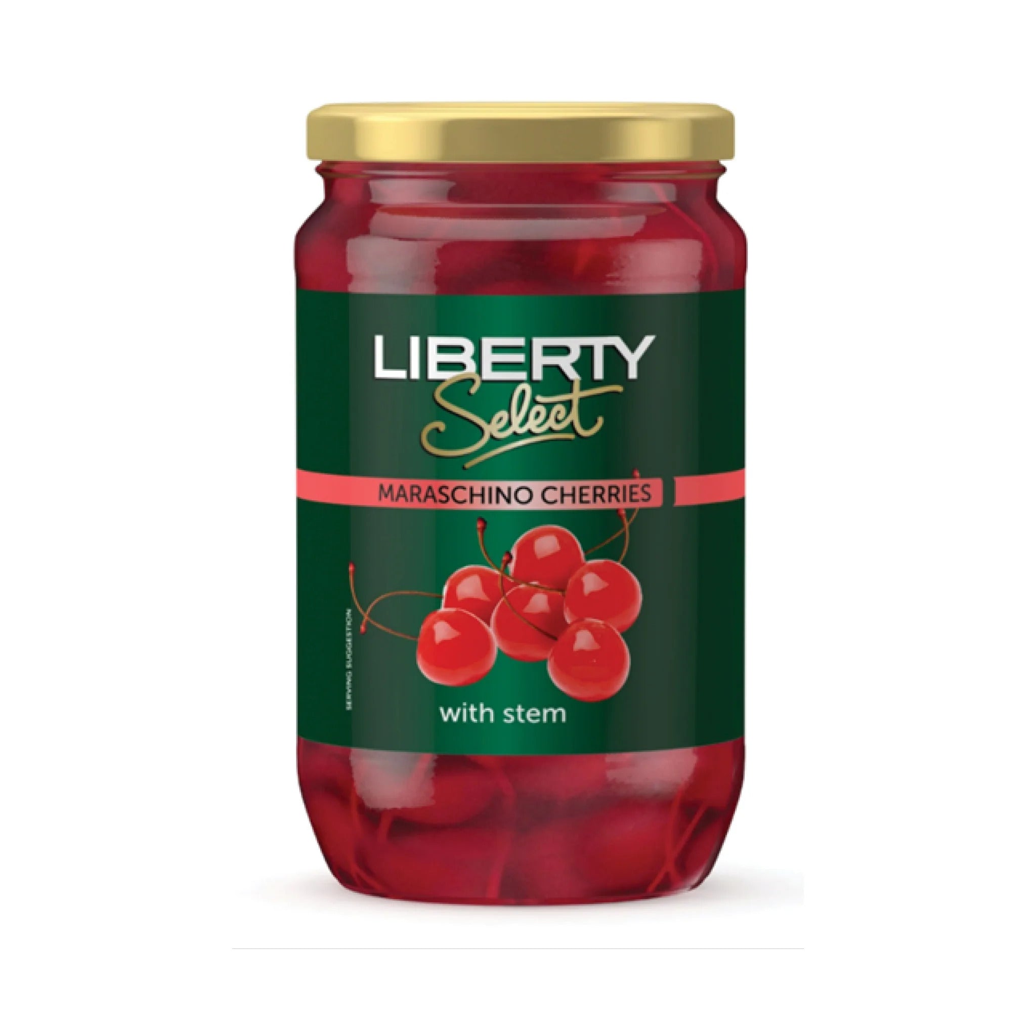 Liberty Select Cherries Maraschino With Stalks 740g – Moer & Meng