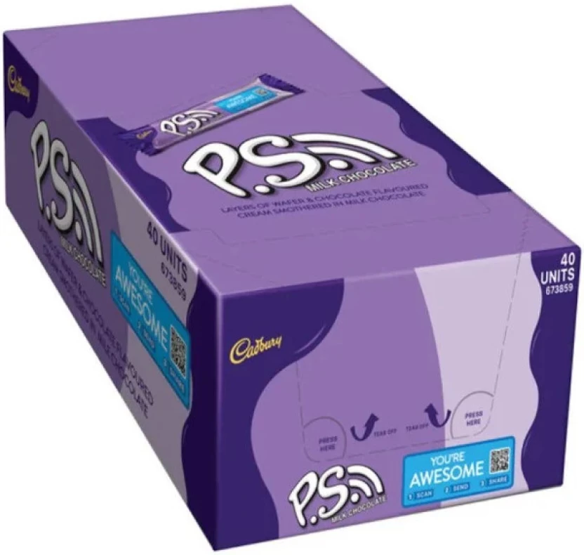 Cadbury PS Dairymilk 40 x 48g – Moer & Meng